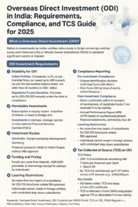 Overseas Direct Investment (ODI) in India - S Choudhary & Co.